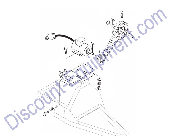 Stow CMS64S Electric Motor Mounting Plate Assembly | Discount-Equipment.com